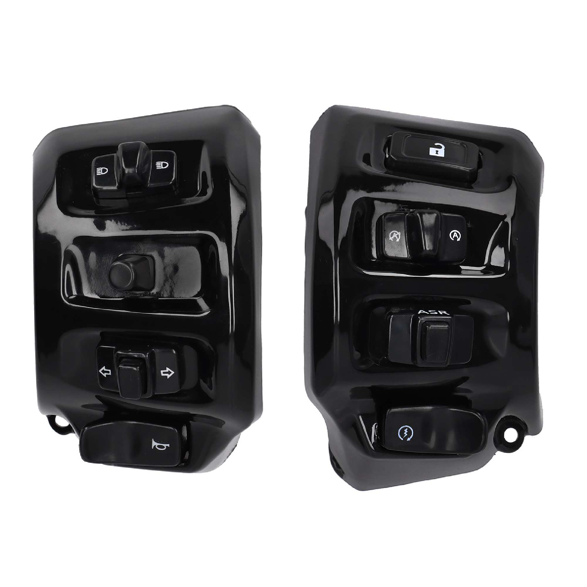 4 CORSA Switch Gear Unit Set Vespa GTS 125-300 RST/Keyless 2023 - Glos